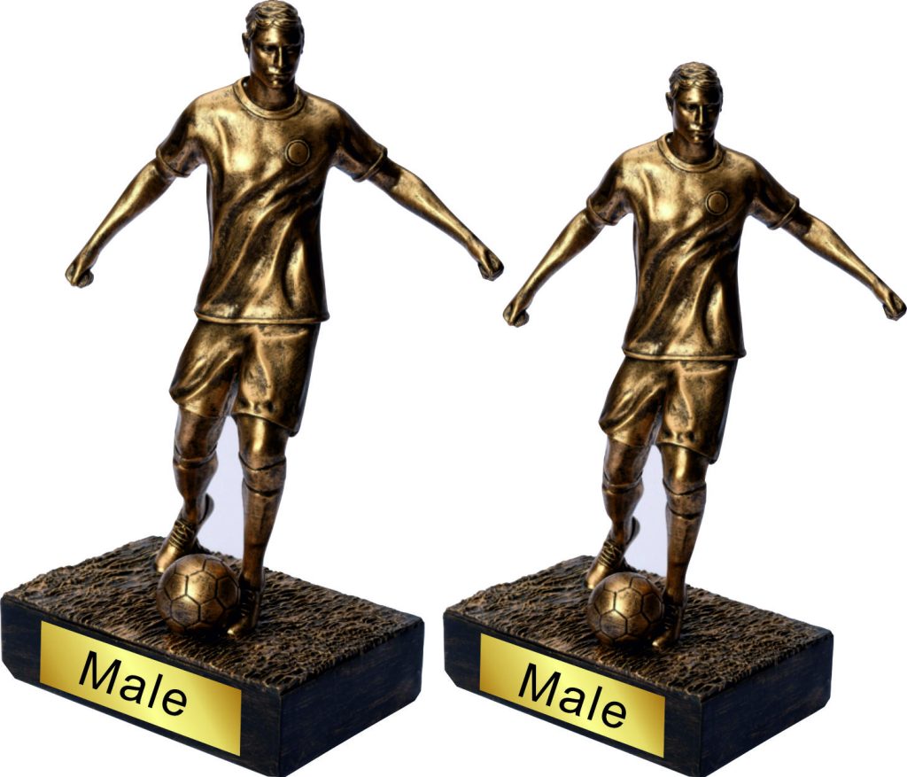 Soccer Resin Male RF0015b 1.6kg - Trophies Ireland
